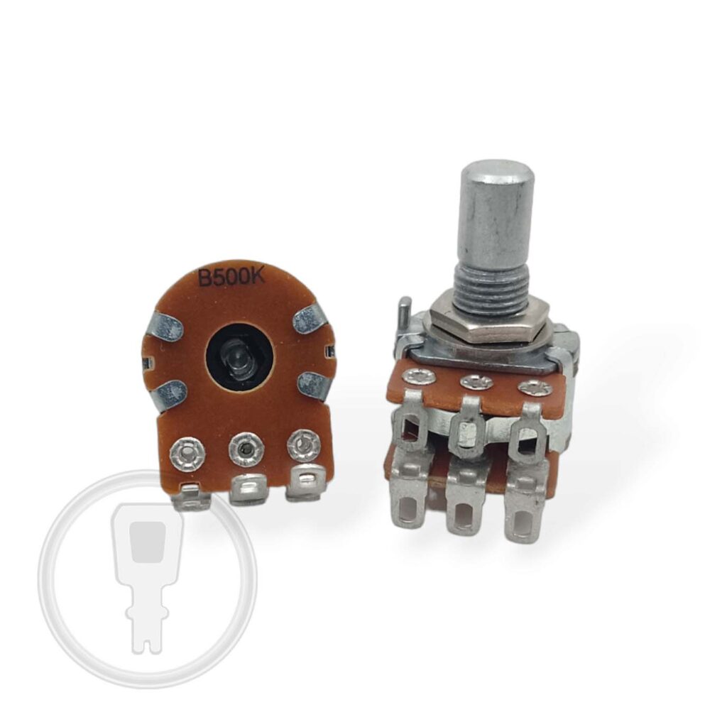 Potenciómetro ALPHA Dual A2-15R-B500K | Cabeza Cuadrada GT