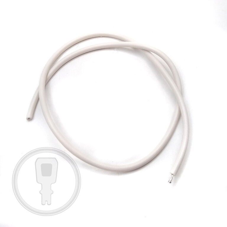 Cable Blanco 22 AWG x 30 cm | Cabeza Cuadrada GT